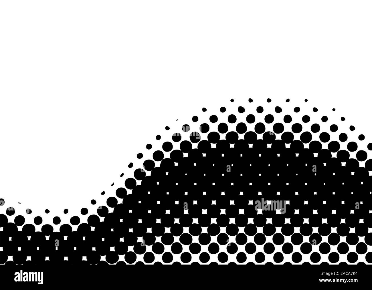 halftone wave curl Stock Photo - Alamy