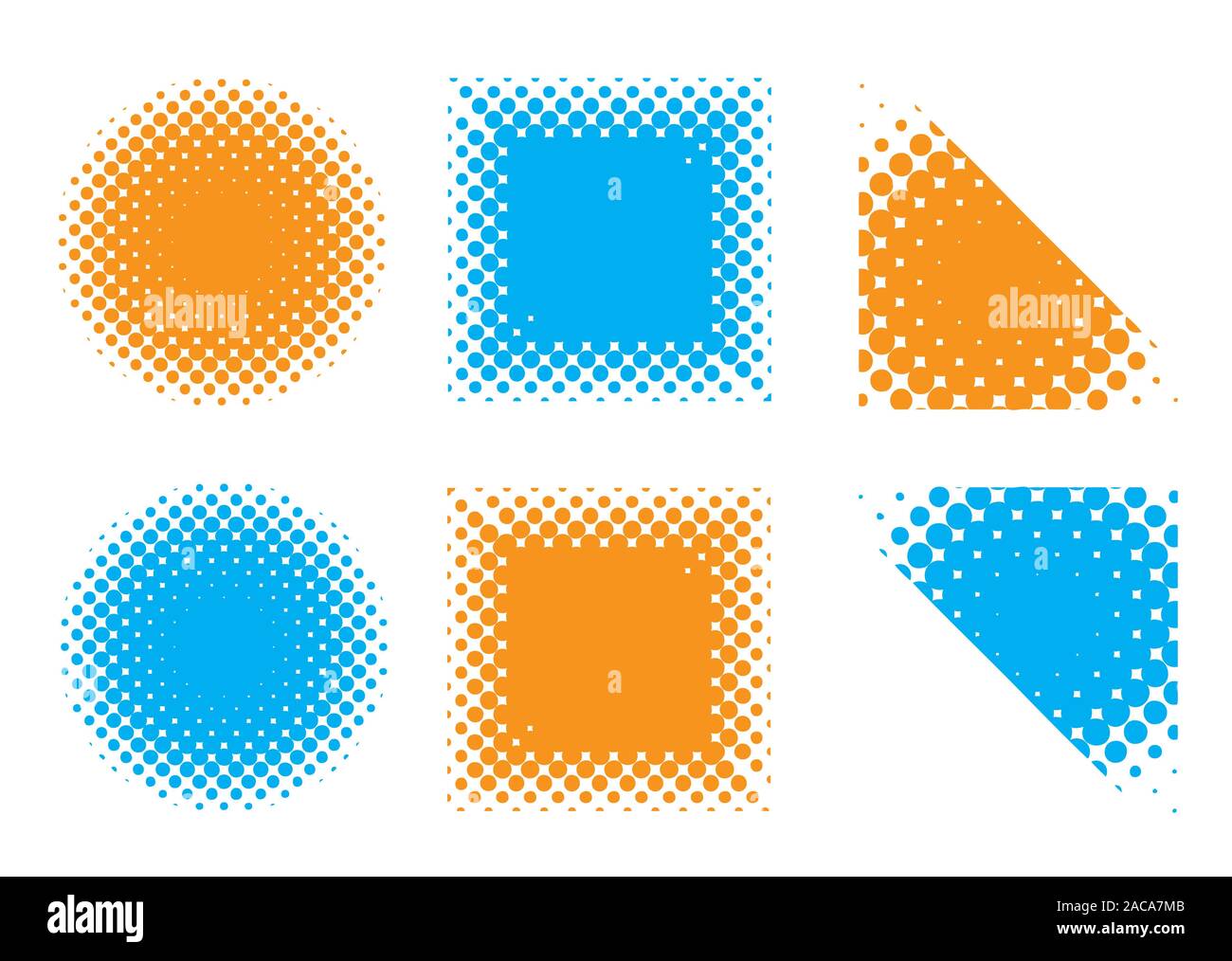 Halftone Dot Circle High Resolution Stock Photography and Images - Alamy