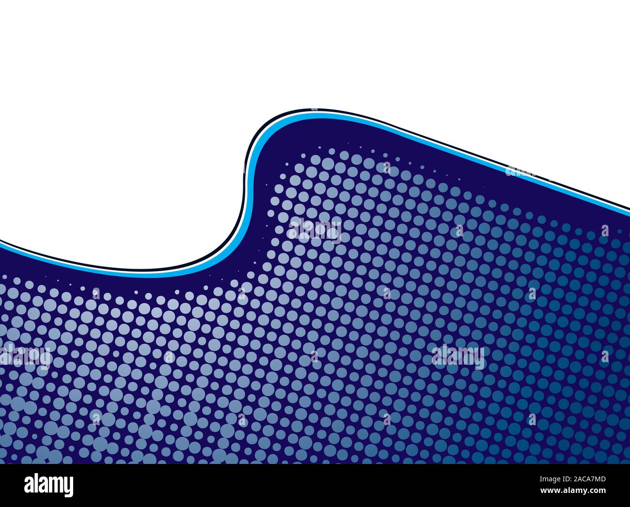 halftone wave illustration Stock Photo - Alamy