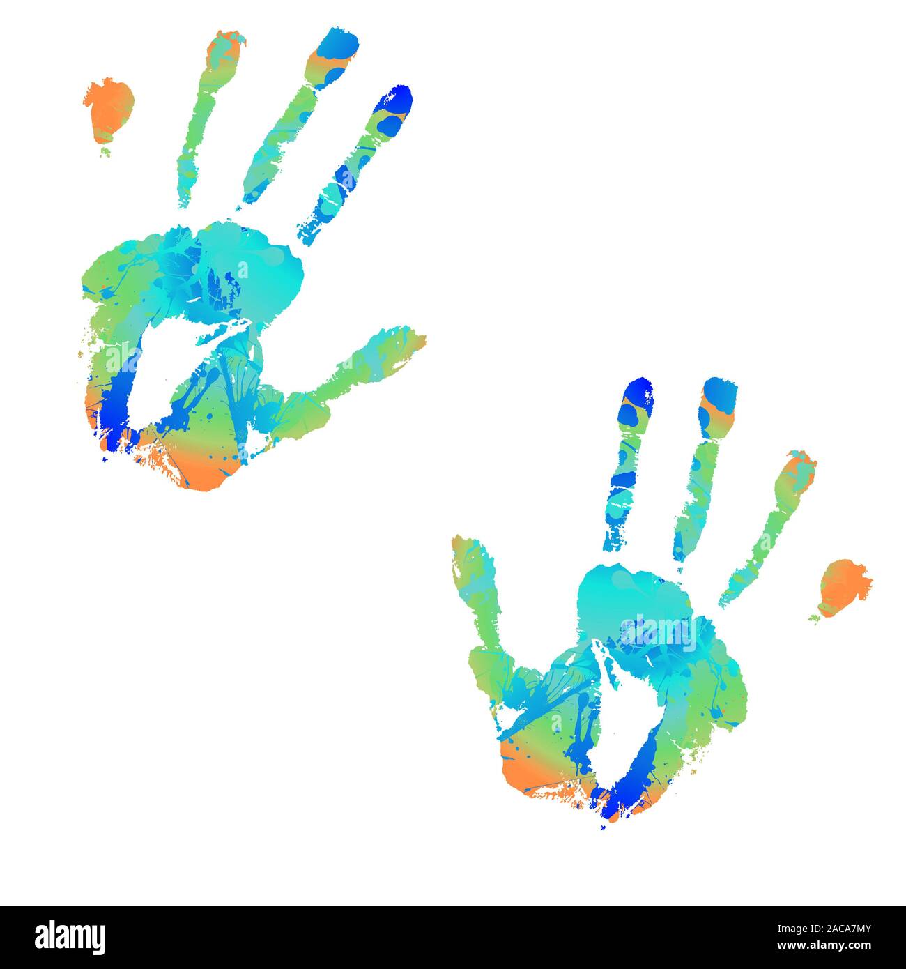 Subtle hand design Cut Out Stock Images & Pictures - Alamy