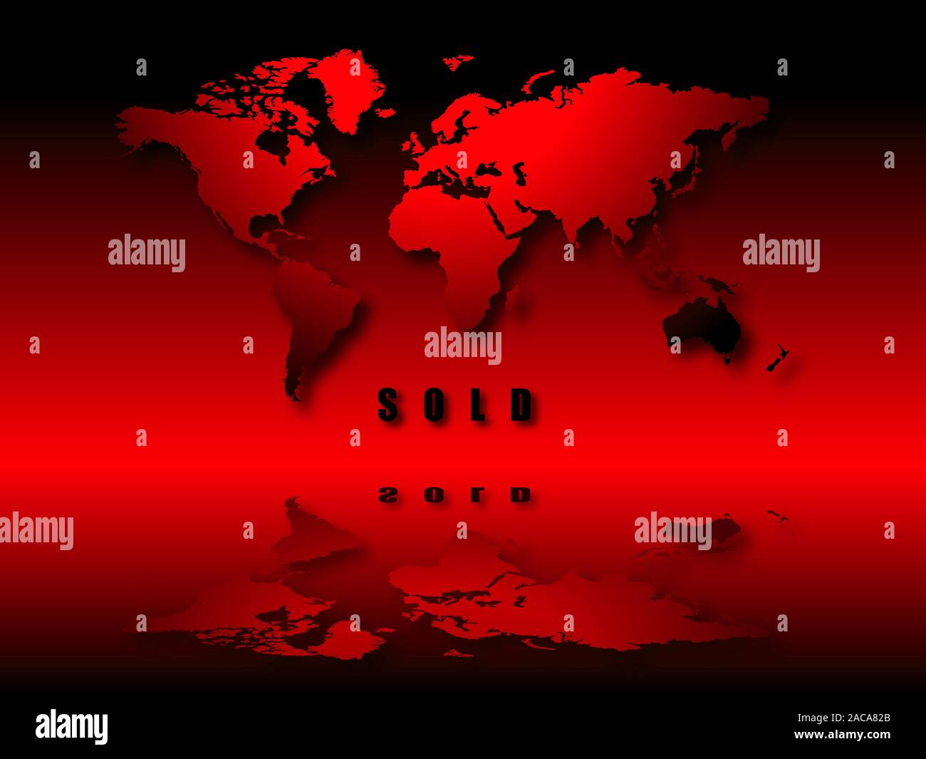 illuminated world sold Stock Photo - Alamy