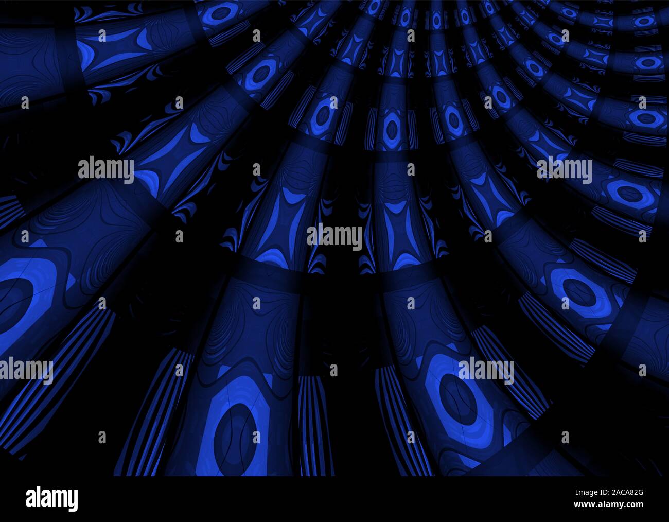 inca blue radiate Stock Photo - Alamy