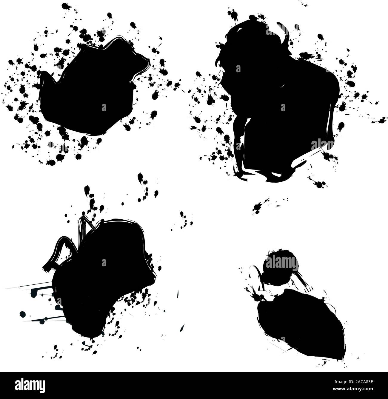 Dots splatter hi-res stock photography and images - Alamy