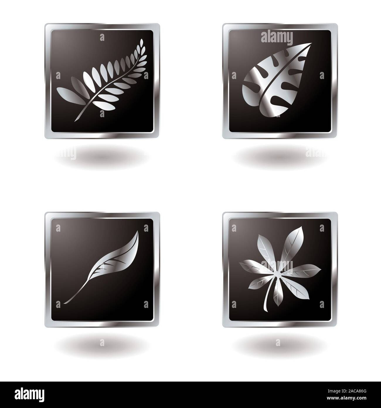 Gradient leaf Cut Out Stock Images & Pictures - Alamy