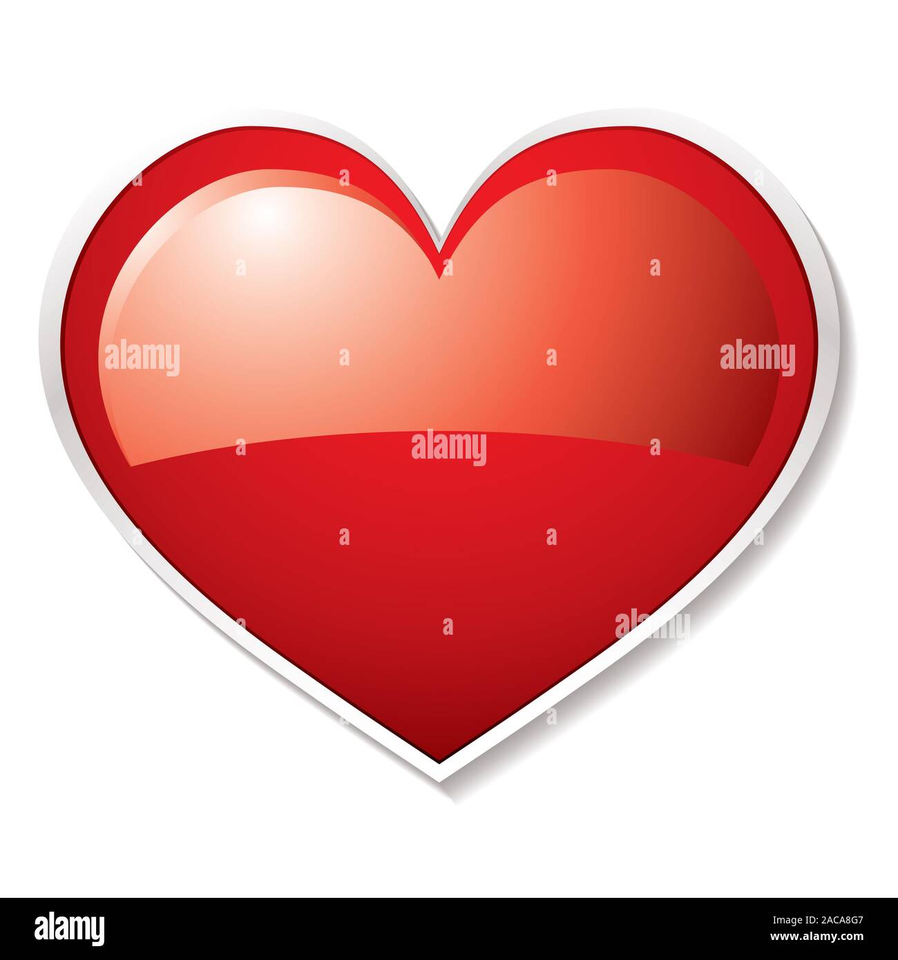 love heart shadow Stock Photo - Alamy