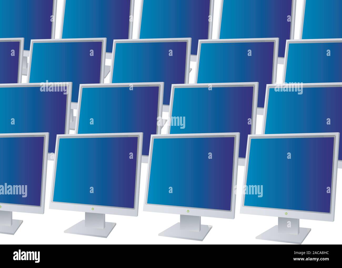 Multi monitor workstation hi-res stock photography and images - Alamy