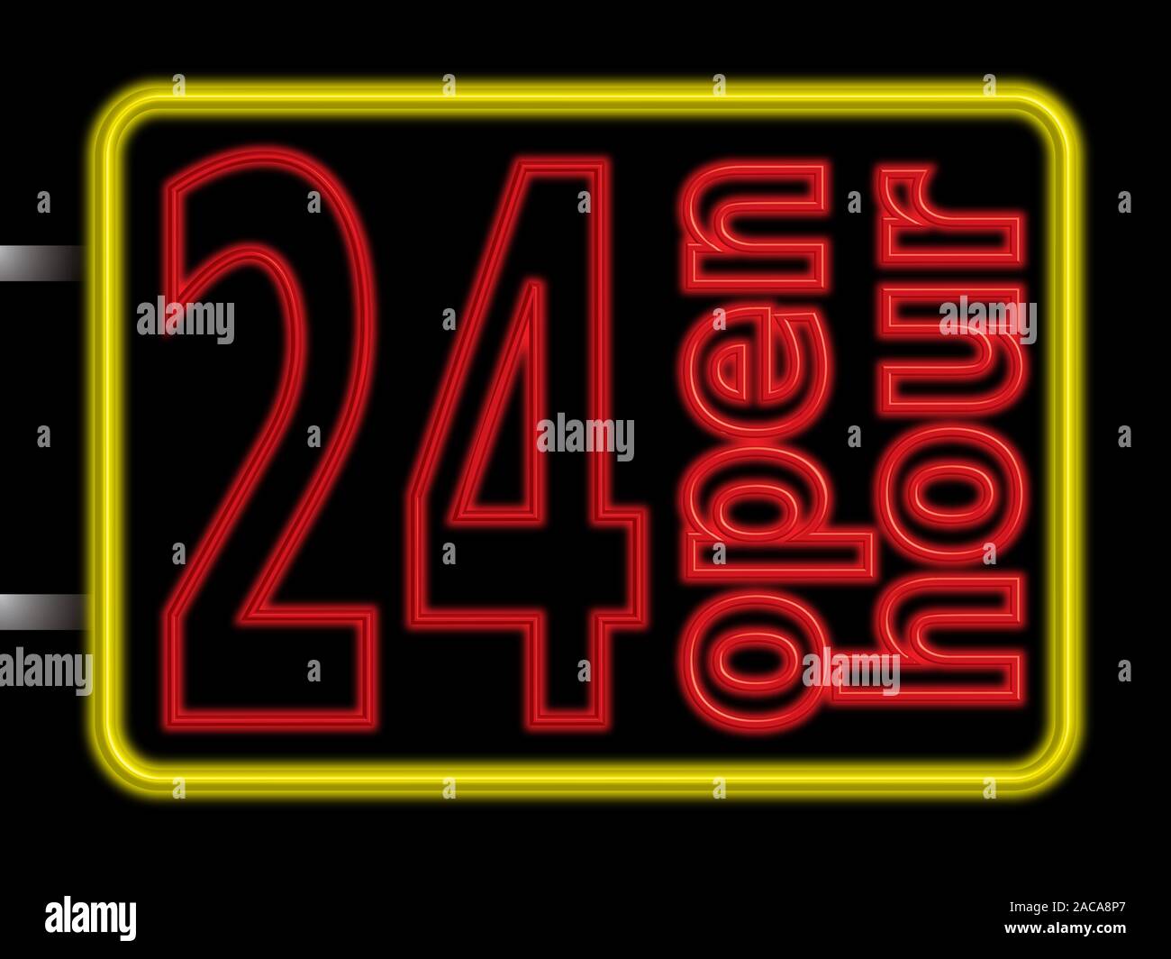 24hr sign hi-res stock photography and images - Alamy