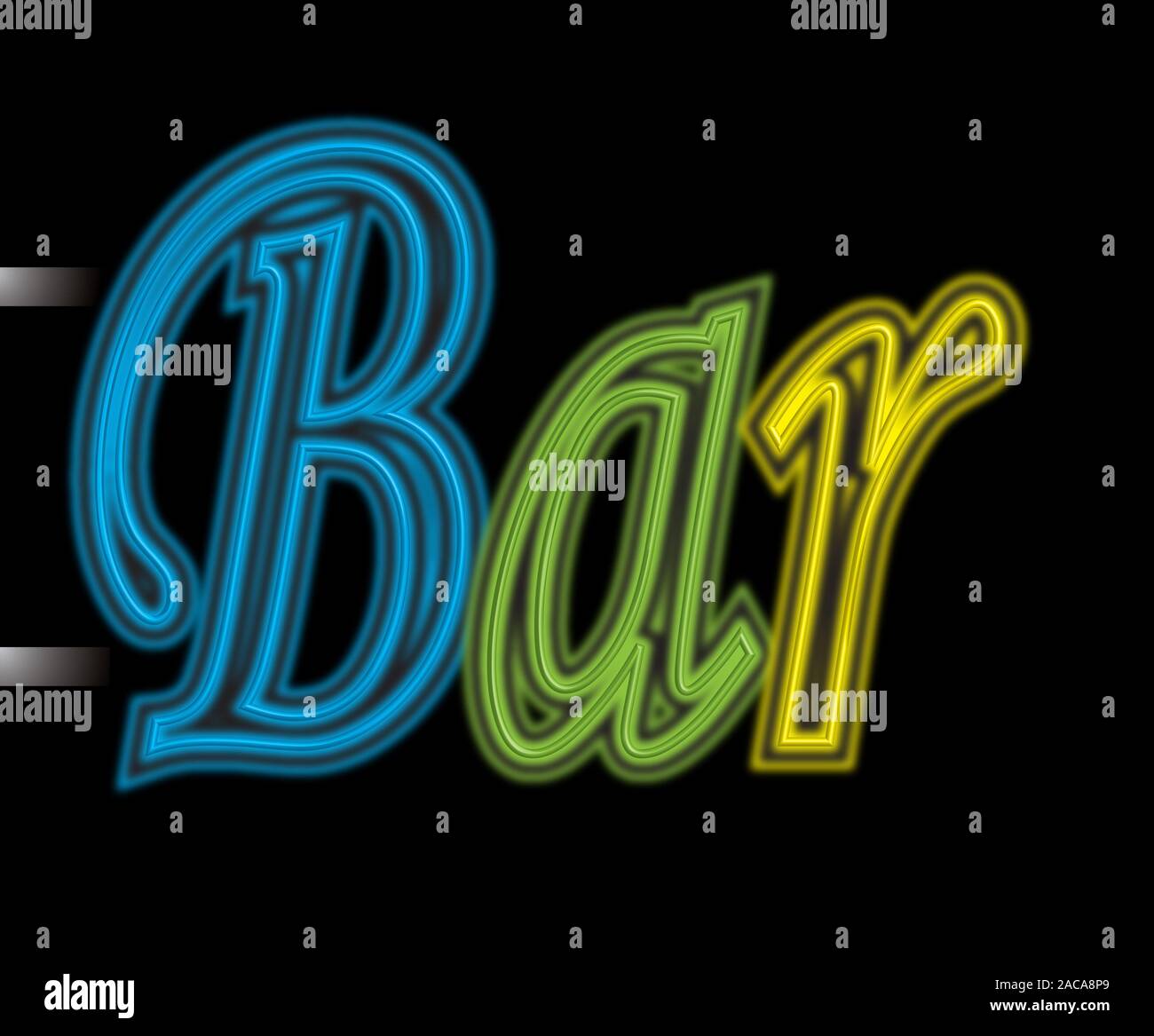 neon sign bar Stock Photo - Alamy