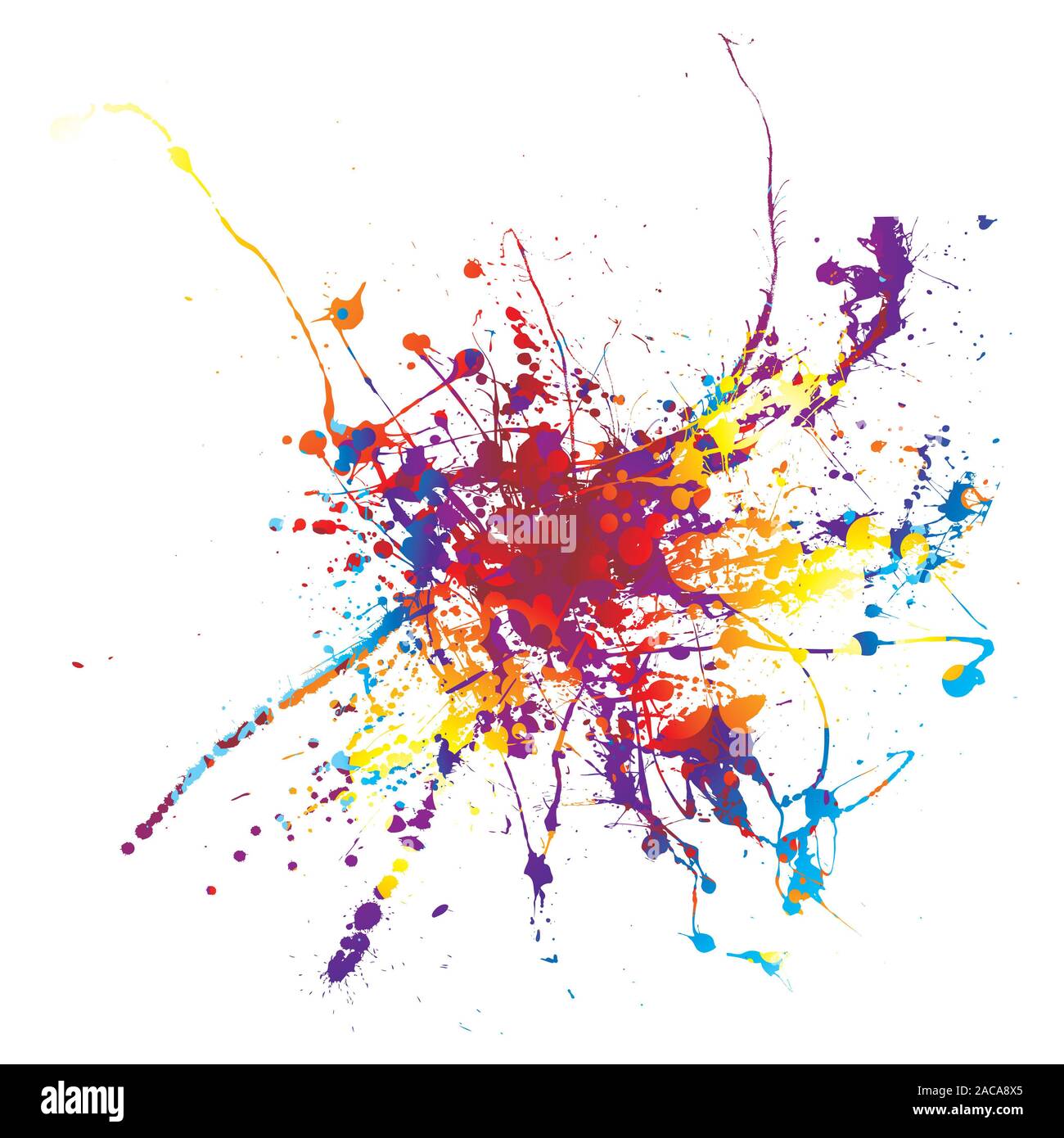 paint splat rainbow Stock Photo - Alamy