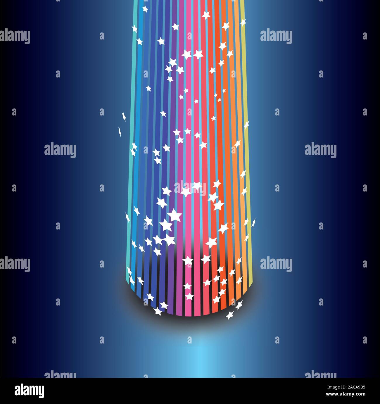 Blue rainbow hi-res stock photography and images - Alamy