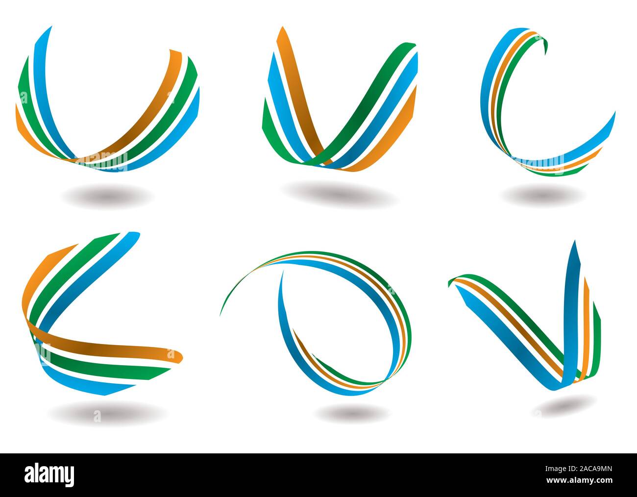 Logo ribbon Cut Out Stock Images & Pictures - Alamy