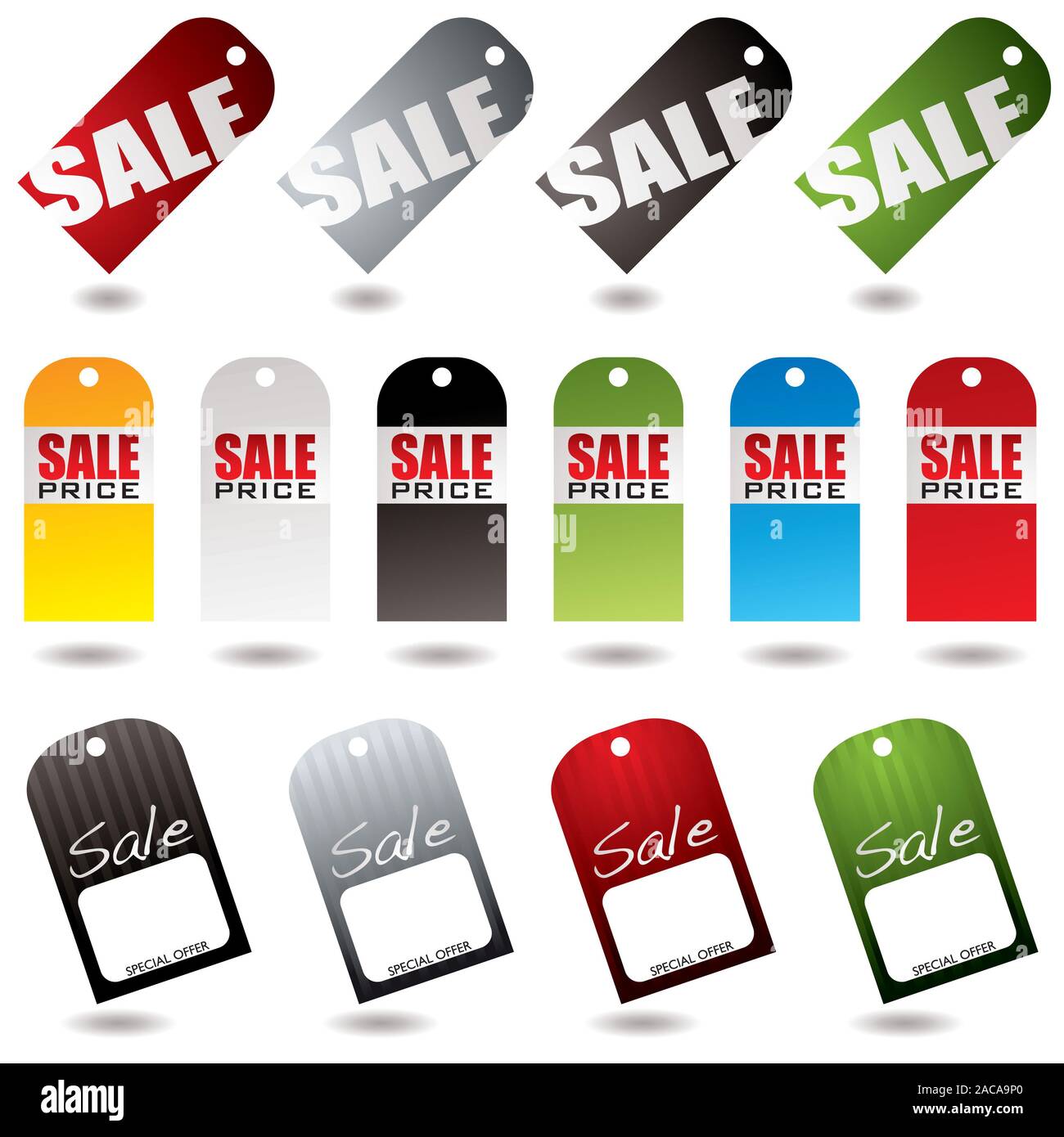 Sale tags space text Cut Out Stock Images & Pictures - Alamy