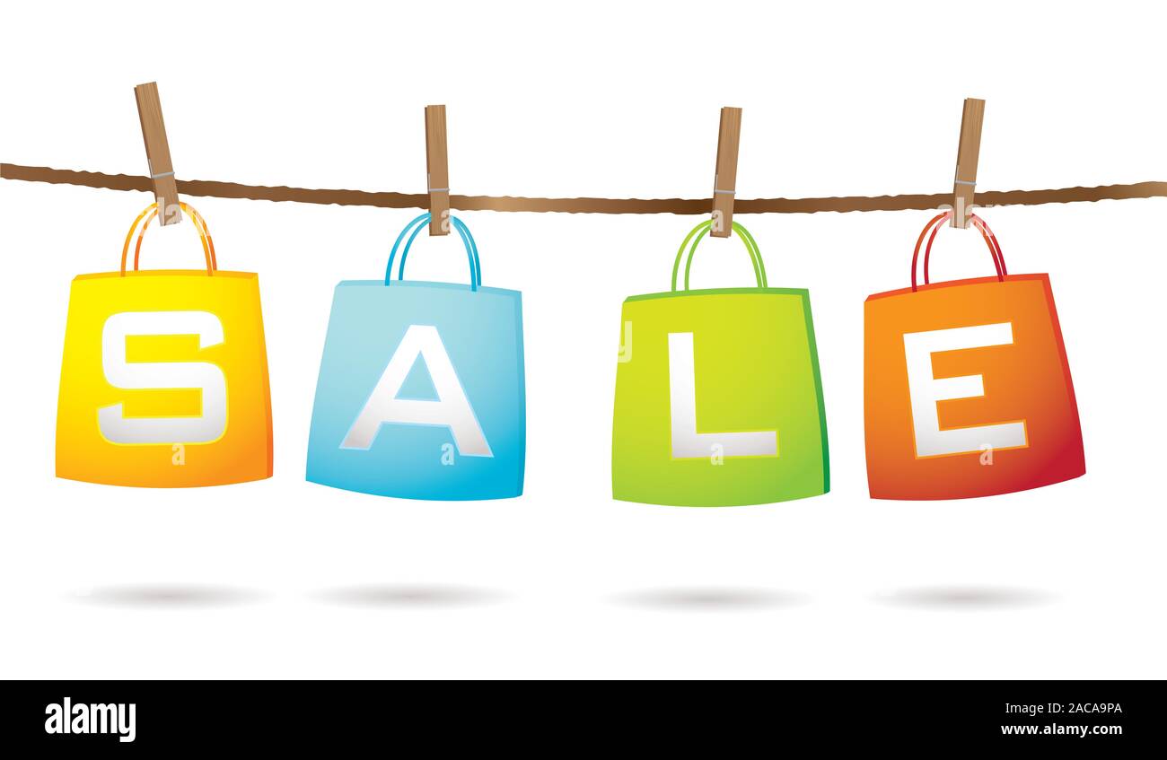 sale bag wire Stock Photo - Alamy