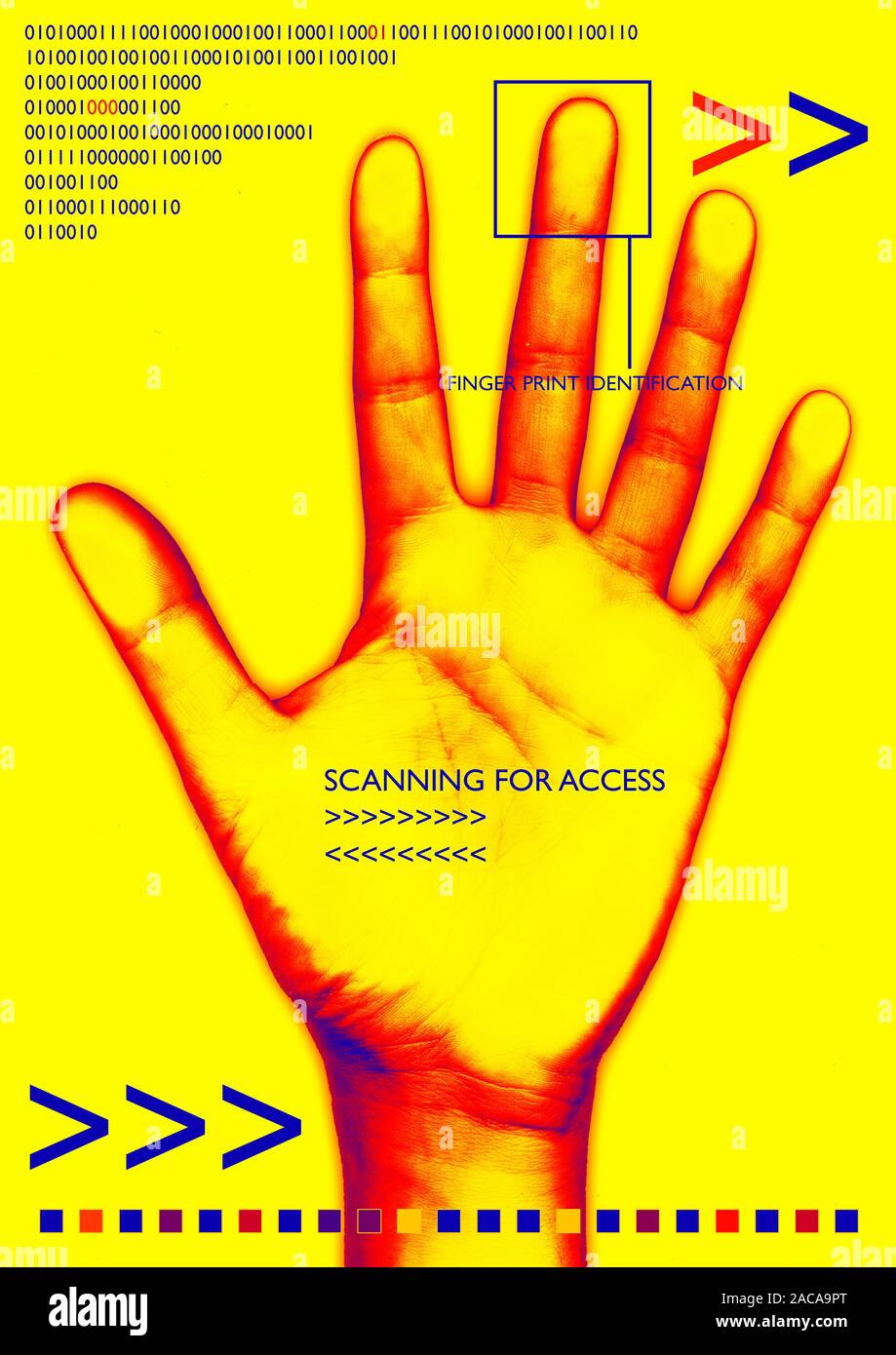 Palm scan hi-res stock photography and images - Alamy