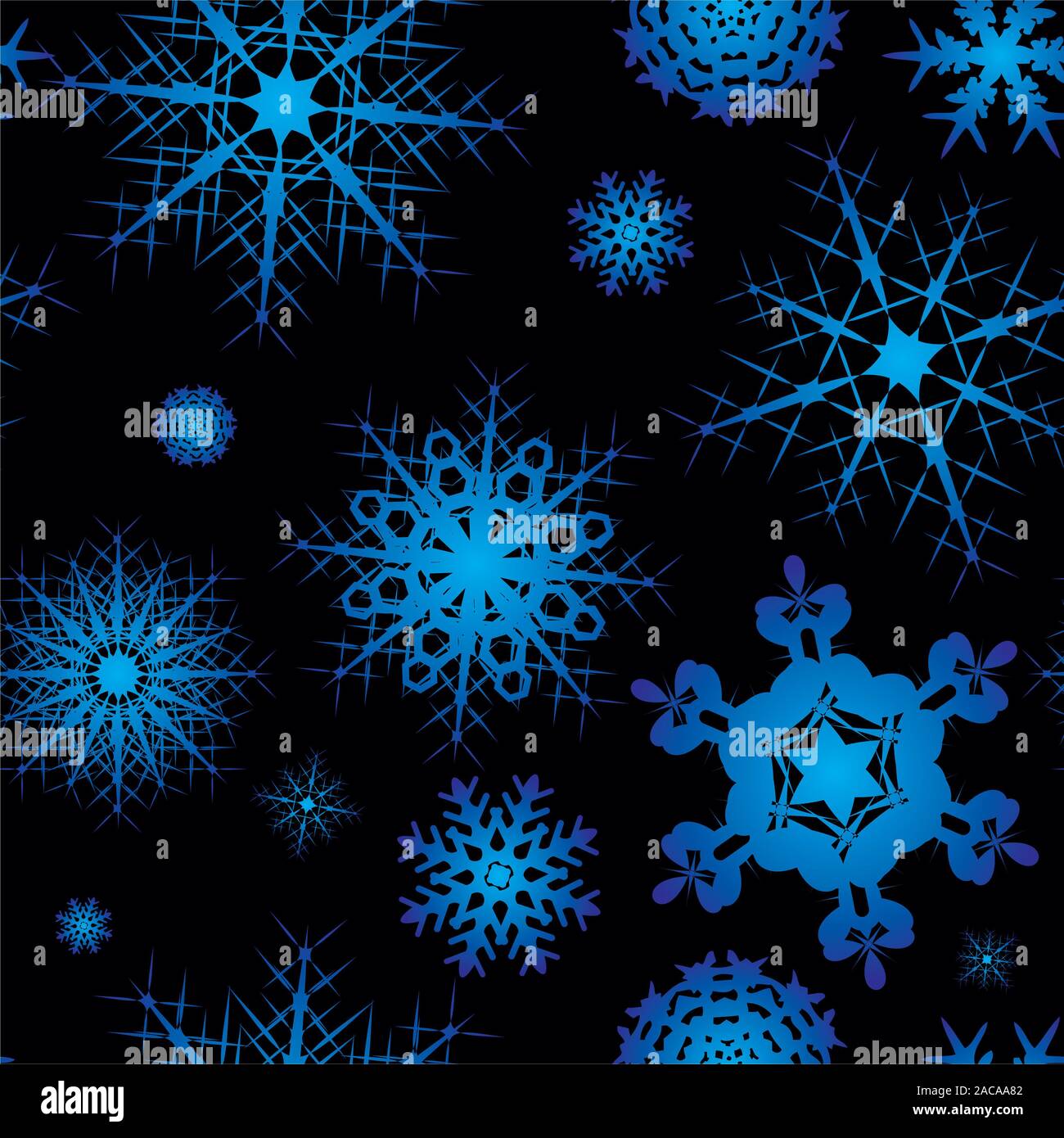 snowflake seamless square Stock Photo - Alamy