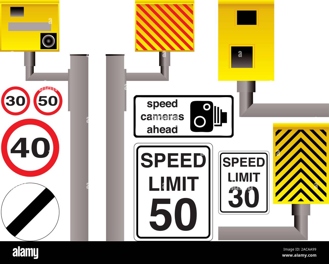National speed limit sign motorway hi-res stock photography and images ...