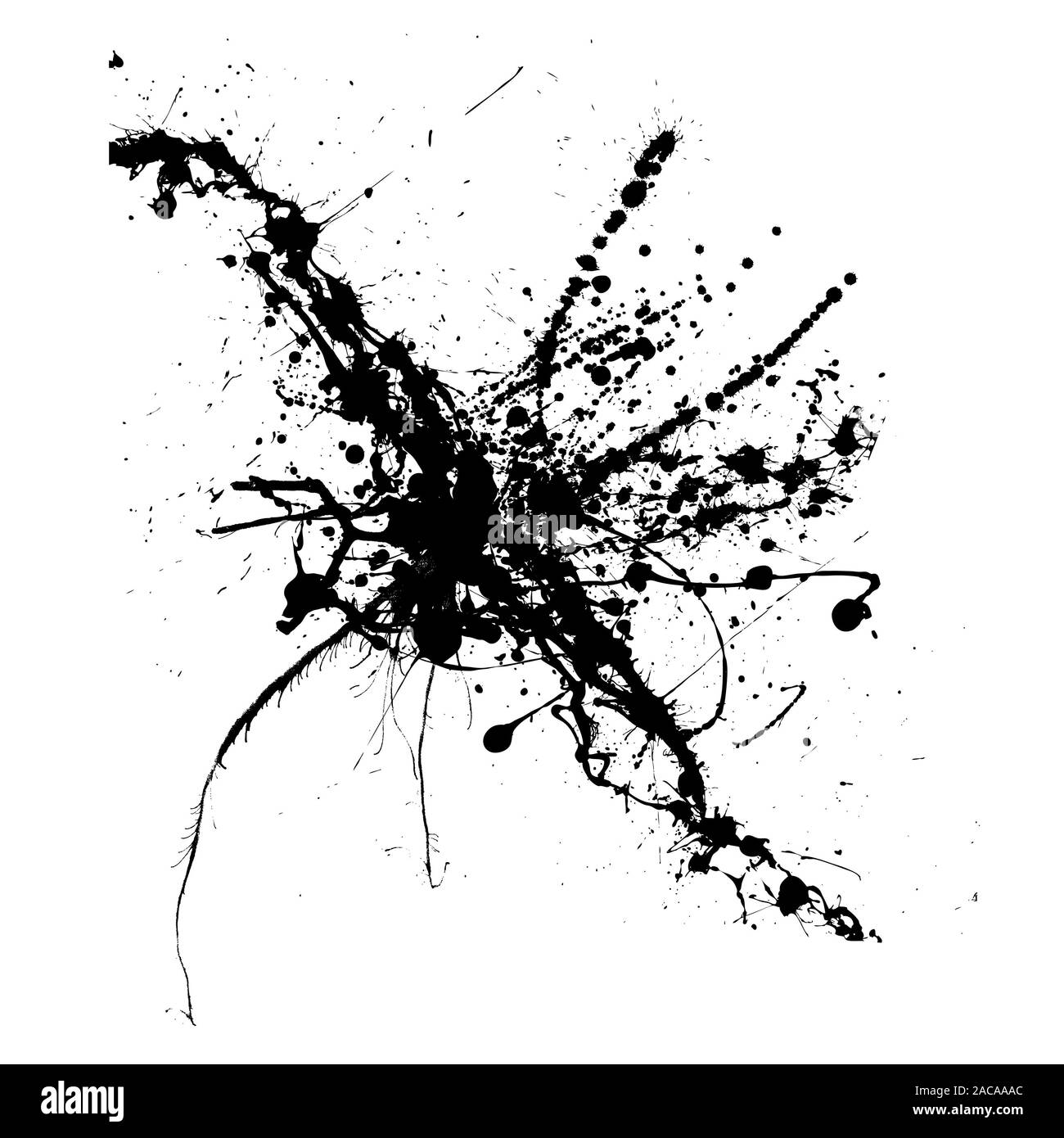 Spray paint splat drip hi-res stock photography and images - Alamy