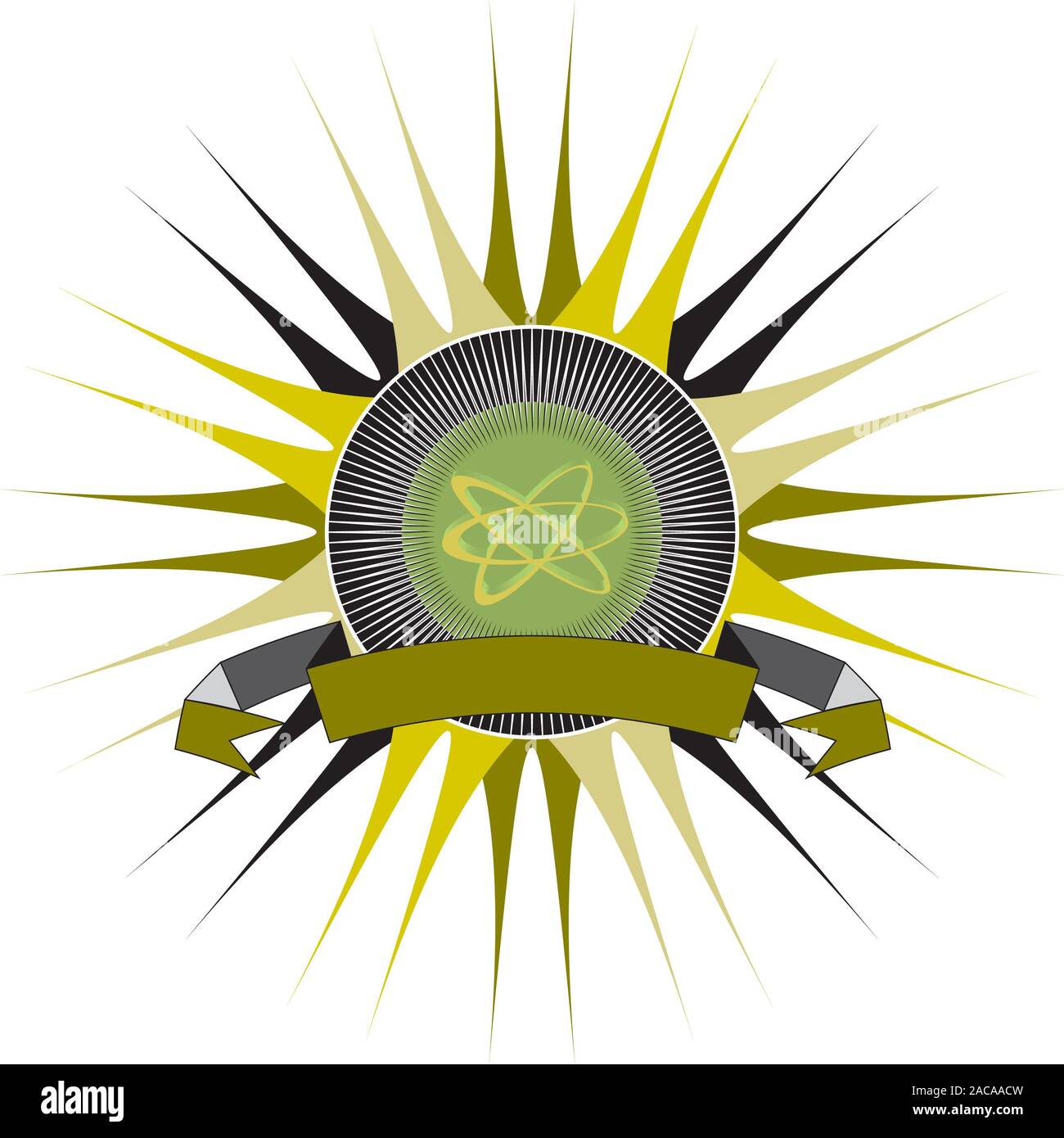 Spike logo green Stock Photo - Alamy