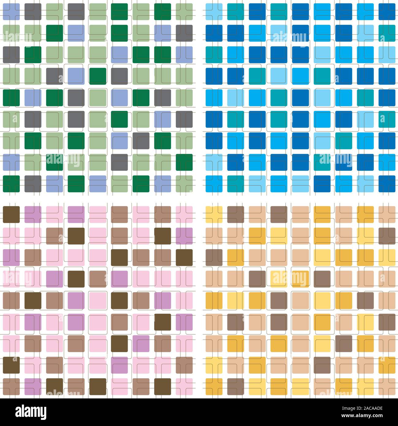 staggered tile multi Stock Photo - Alamy