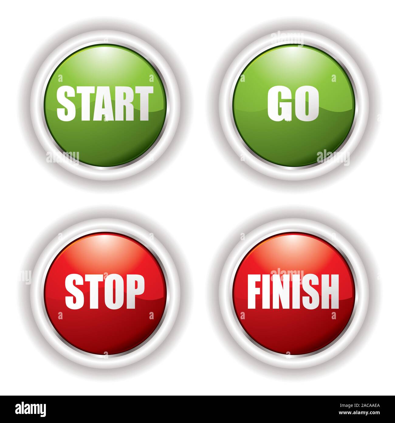 stop start button Stock Photo - Alamy
