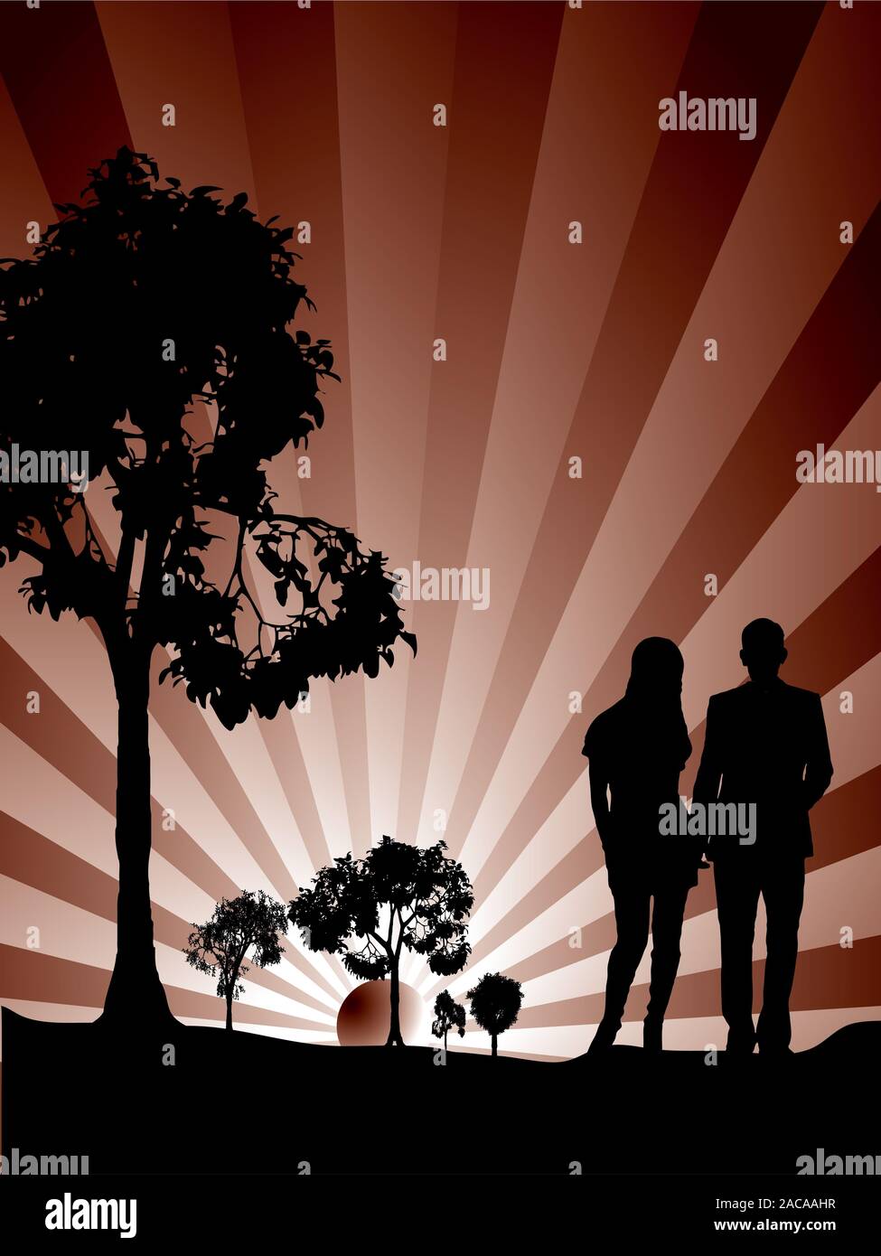 sun set gaze Stock Photo - Alamy