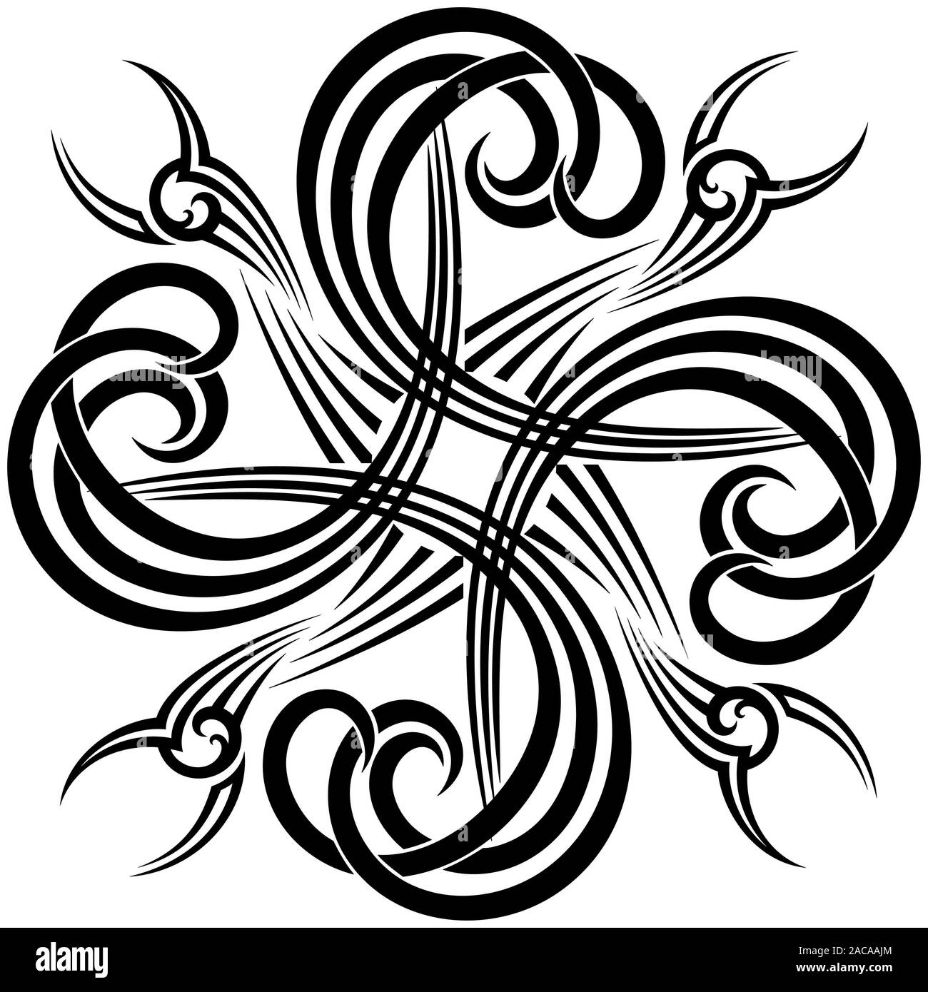 Celtic tattoo Black and White Stock Photos & Images - Alamy