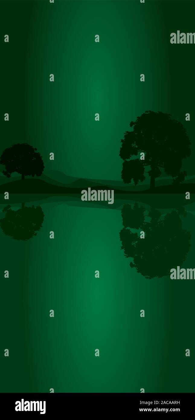 tree green portrait Stock Photo - Alamy