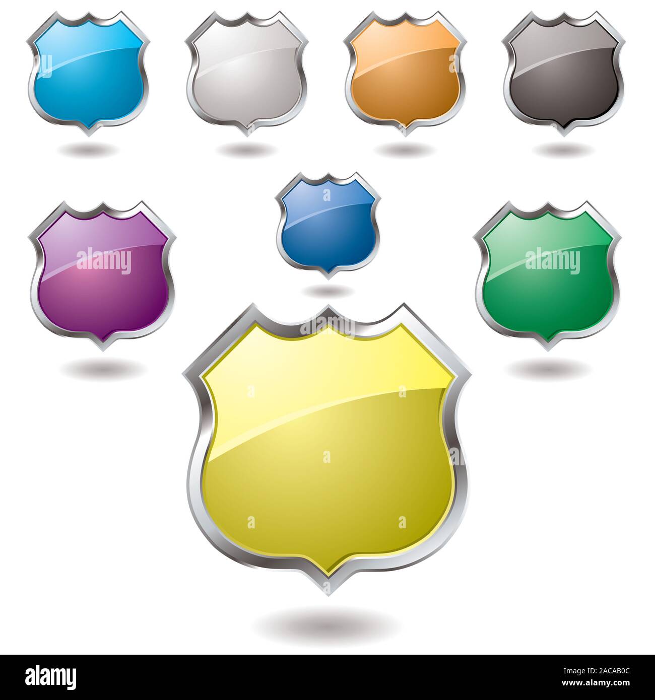 Us shield symbol emblem hi-res stock photography and images - Alamy