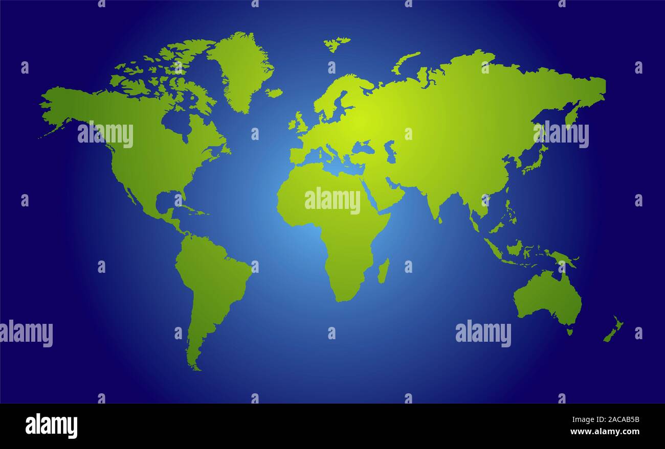 world map view Stock Photo - Alamy
