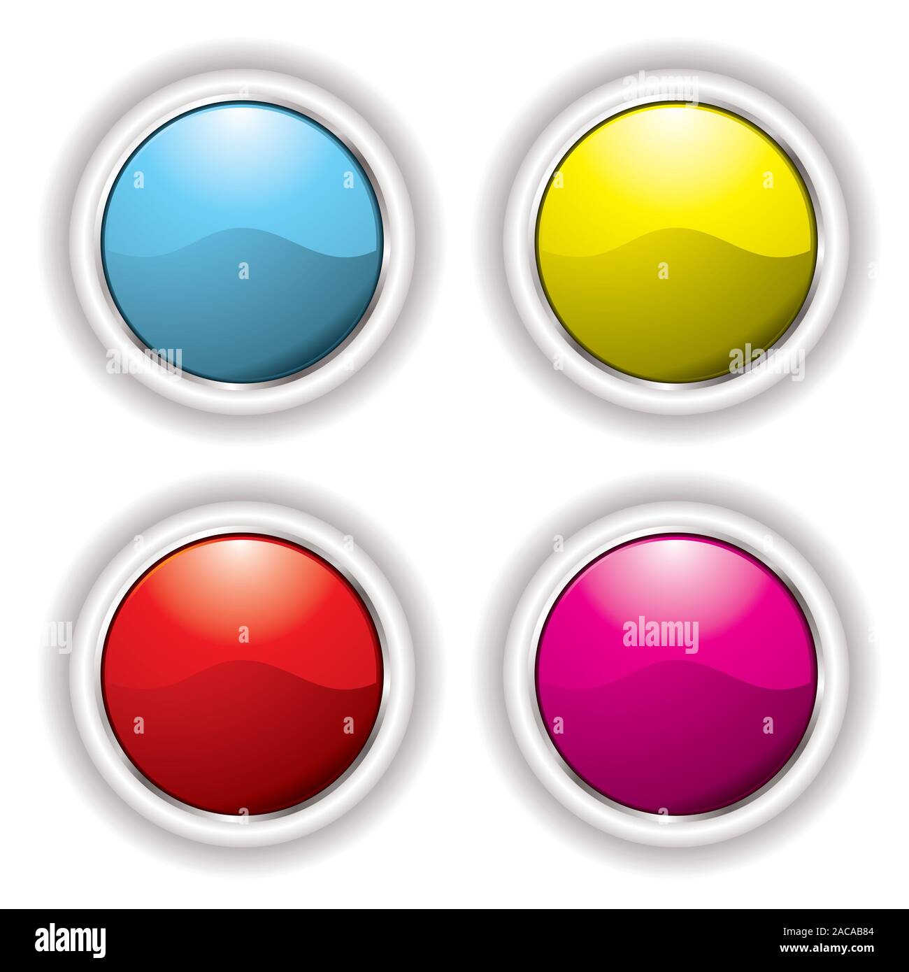 White technology button hi-res stock photography and images - Alamy