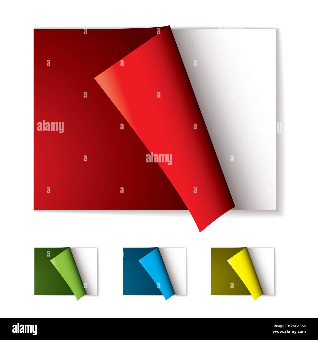 book page curl Stock Photo - Alamy