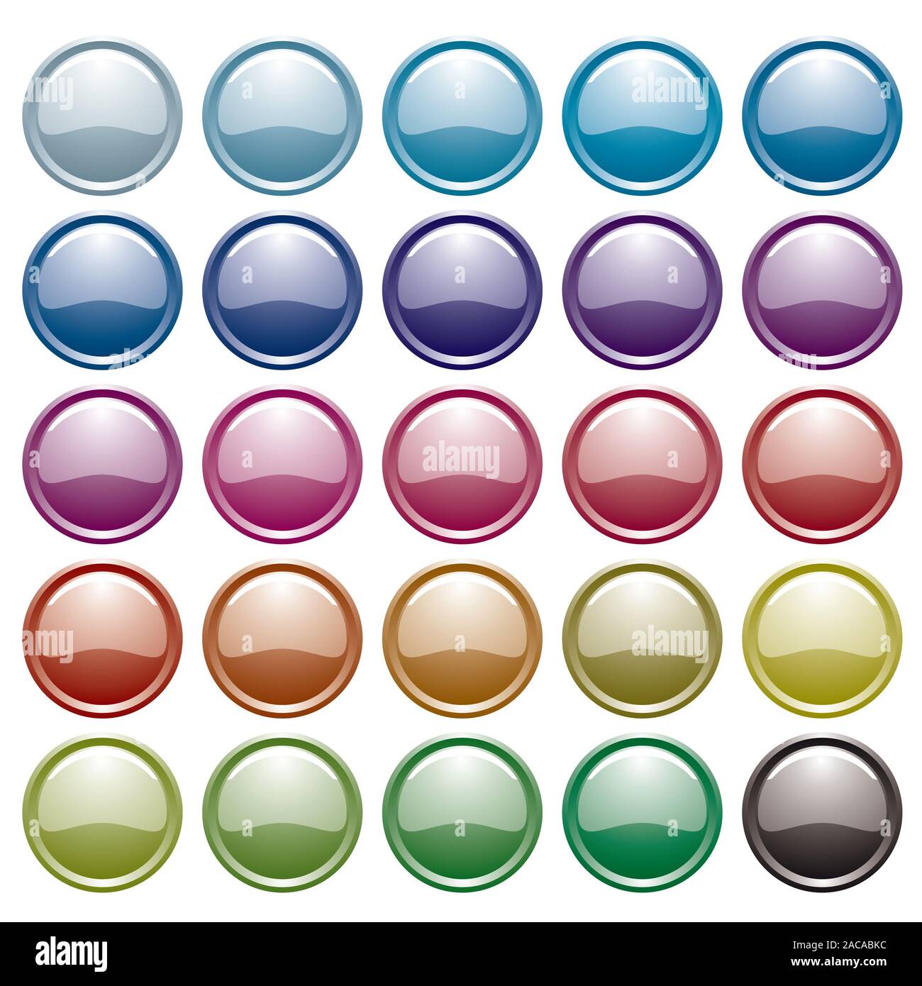 rainbow circular variation Stock Photo - Alamy