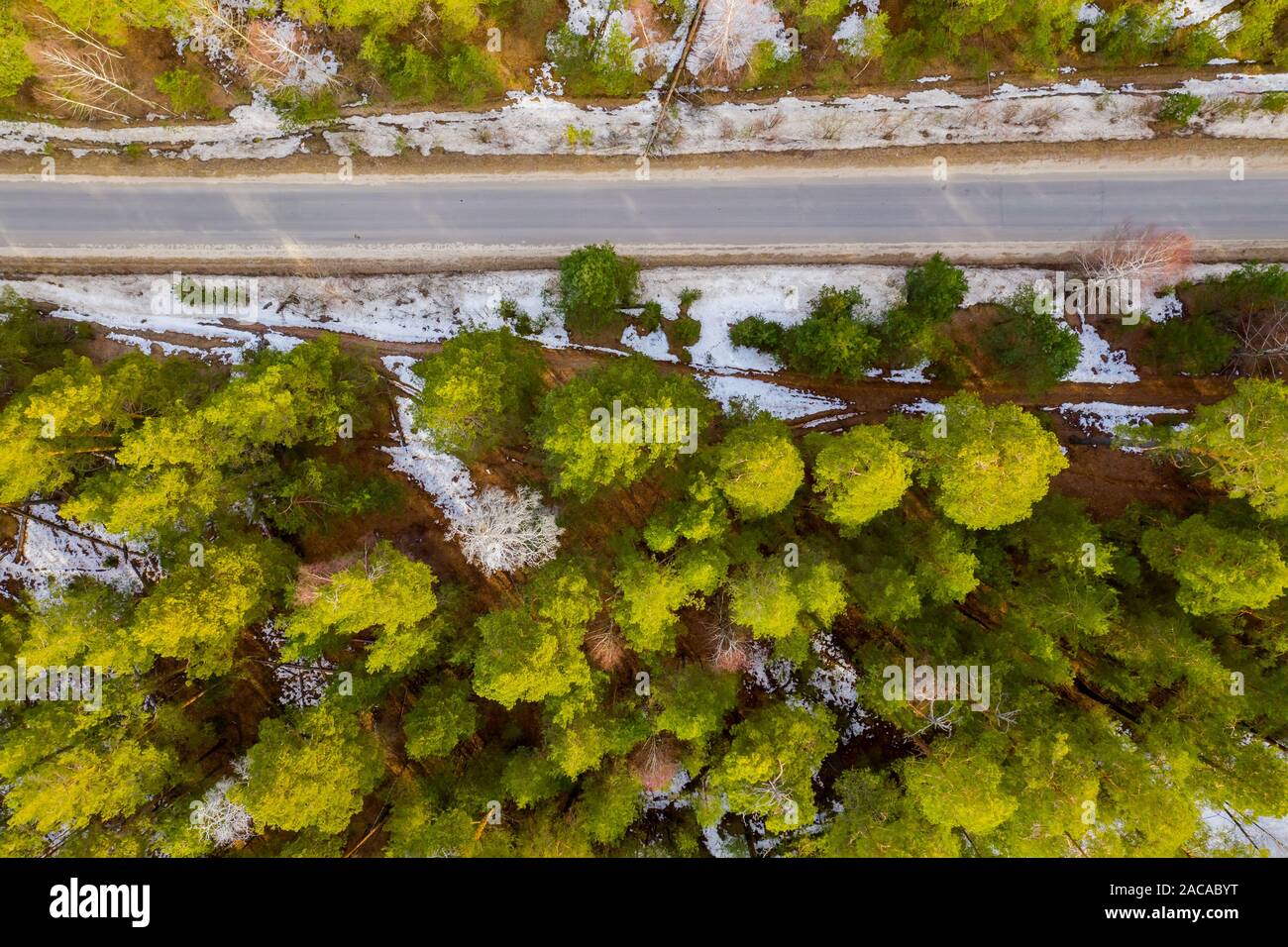 Aerial view traces in hi-res stock photography and images - Alamy