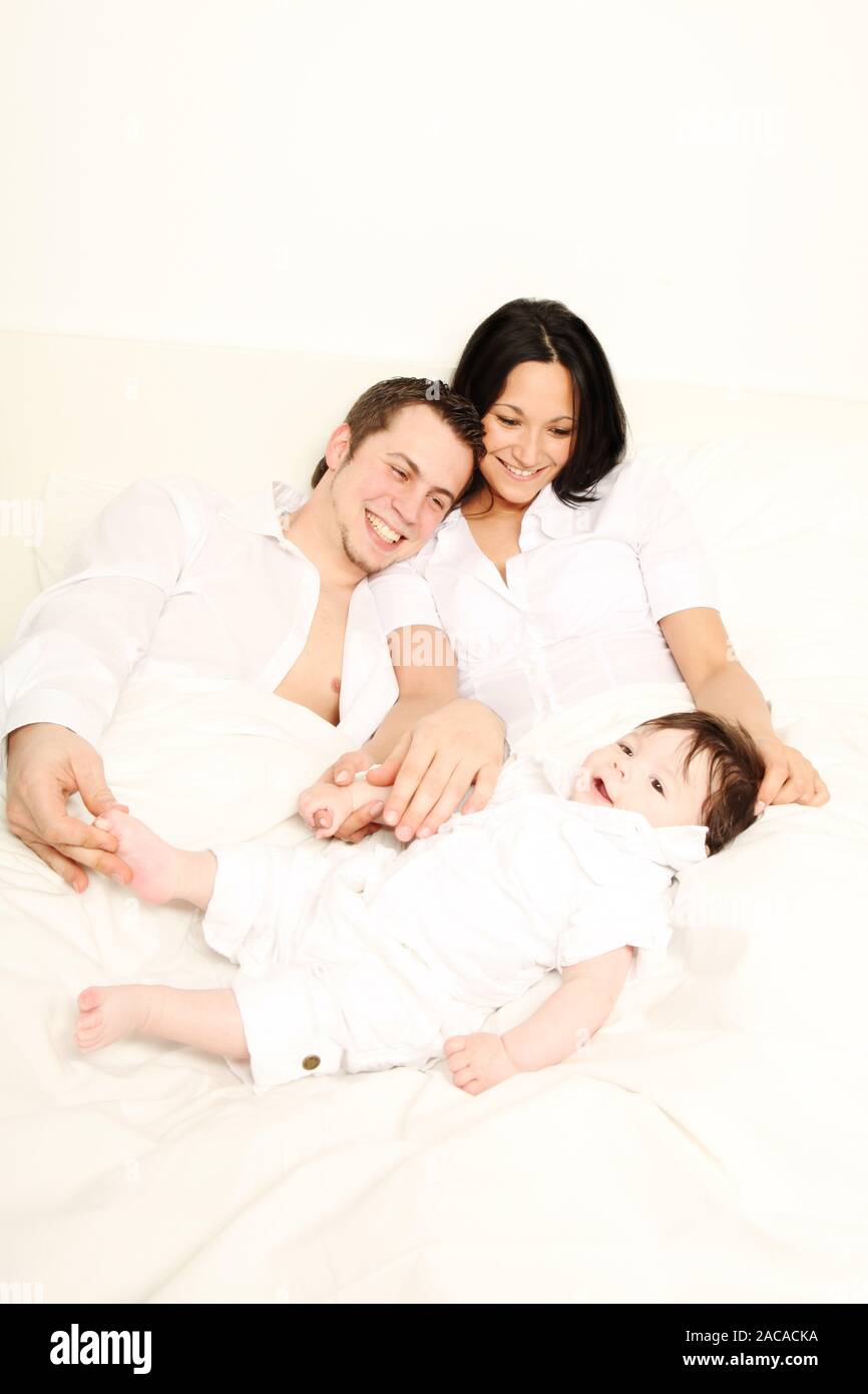 Happy family life Stock Photo - Alamy