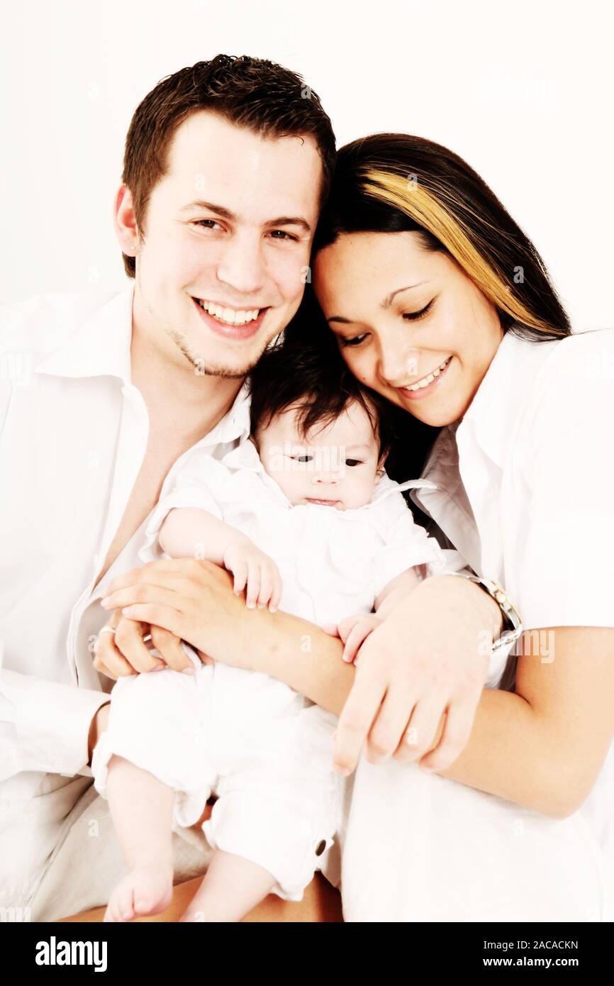 Happy family life Stock Photo - Alamy