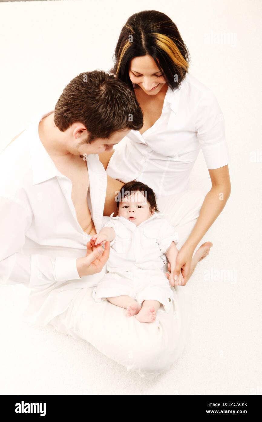 Happy family life Stock Photo - Alamy