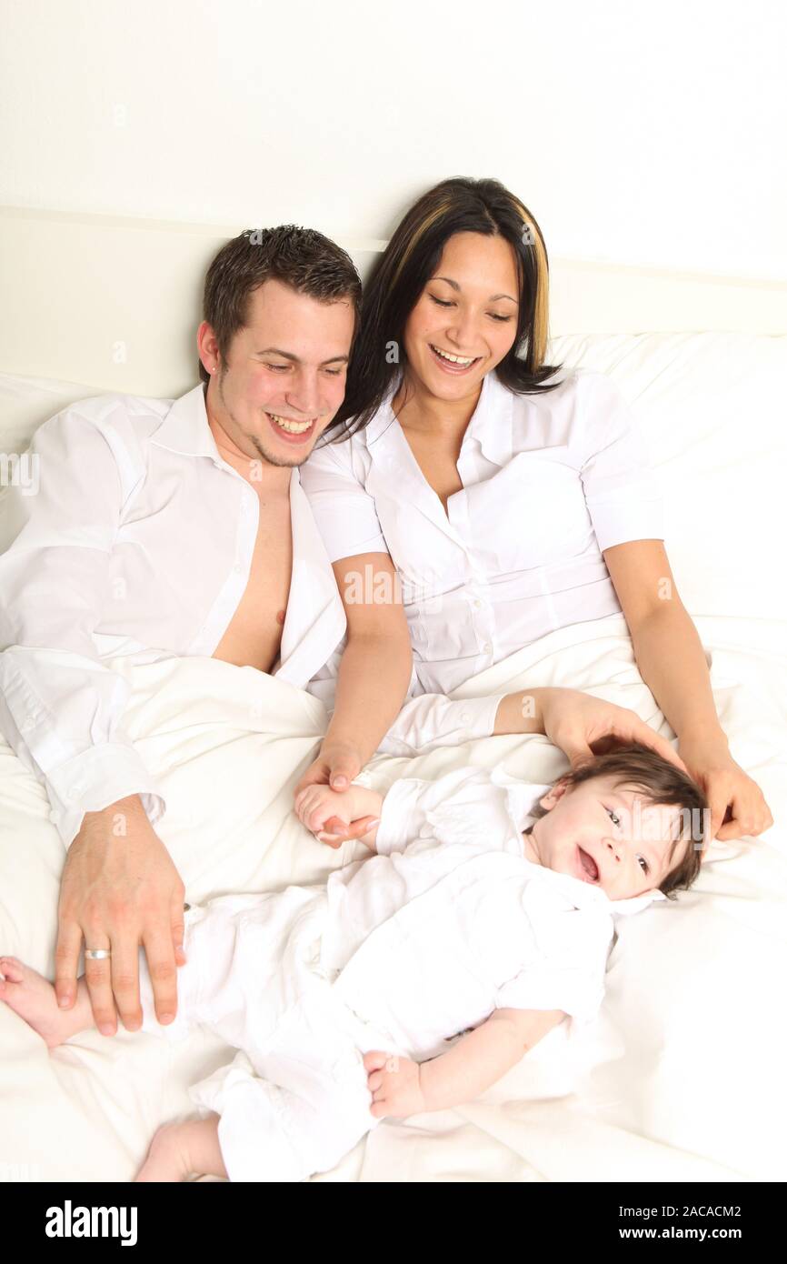 Happy family life Stock Photo - Alamy