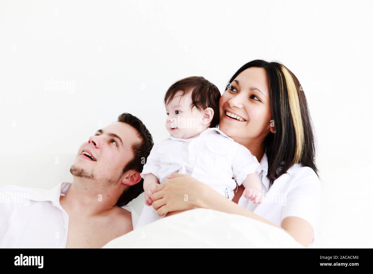 Happy family life Stock Photo - Alamy