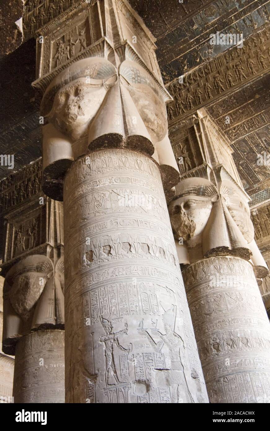 Temple in Dendera Stock Photo - Alamy