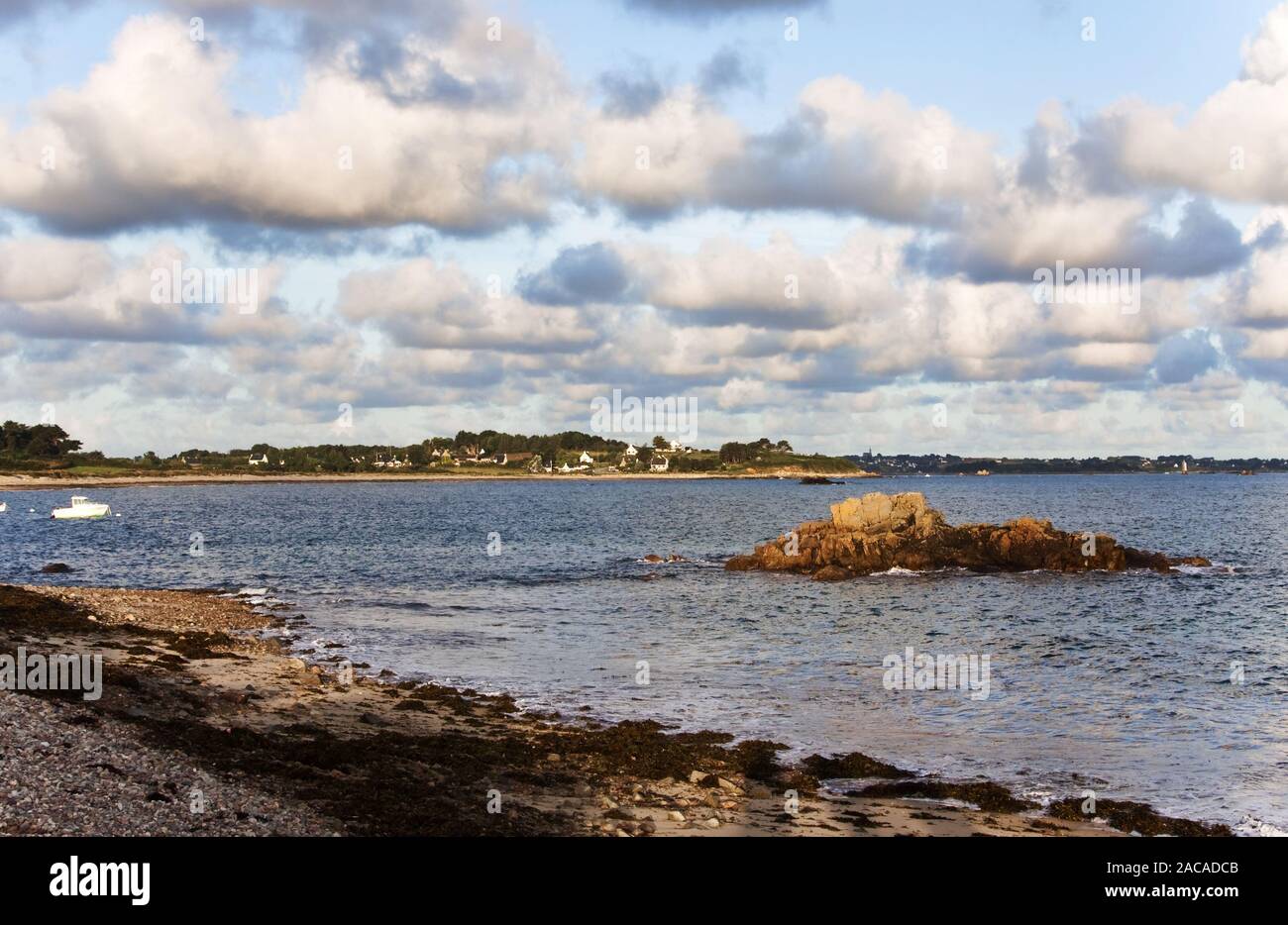 Beach near Pleubian Stock Photo - Alamy