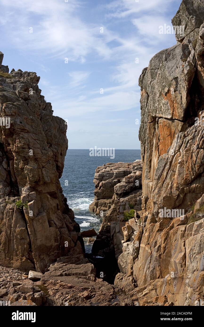 At the Cote de Granit Rose Stock Photo - Alamy