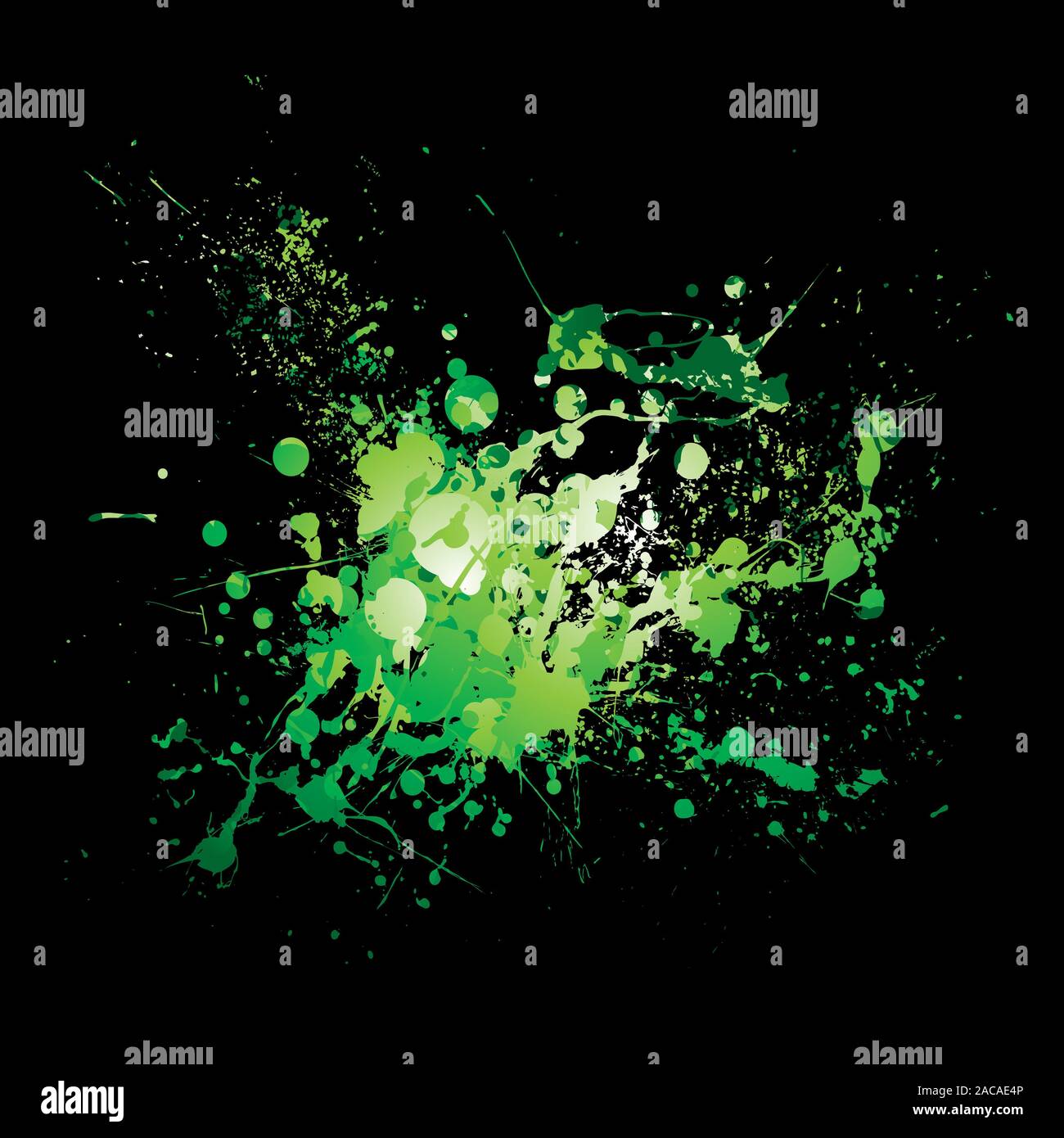 Splodge green paint hi-res stock photography and images - Alamy