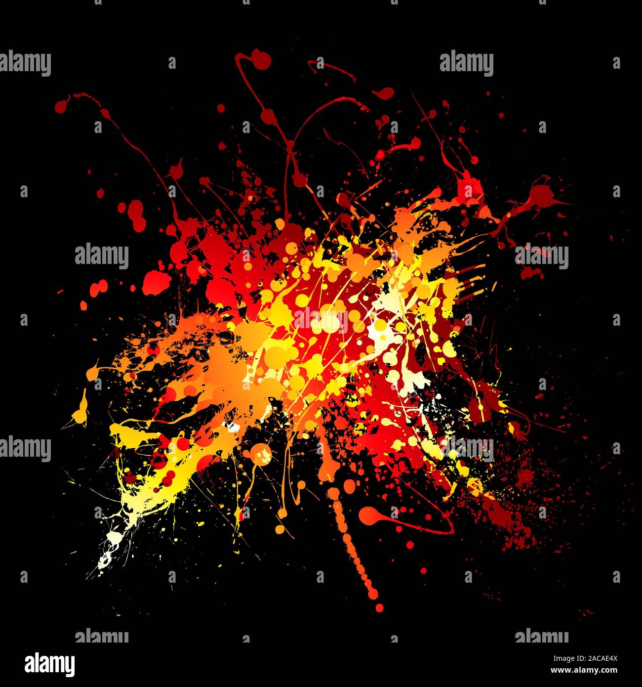 hot ink splat Stock Photo - Alamy