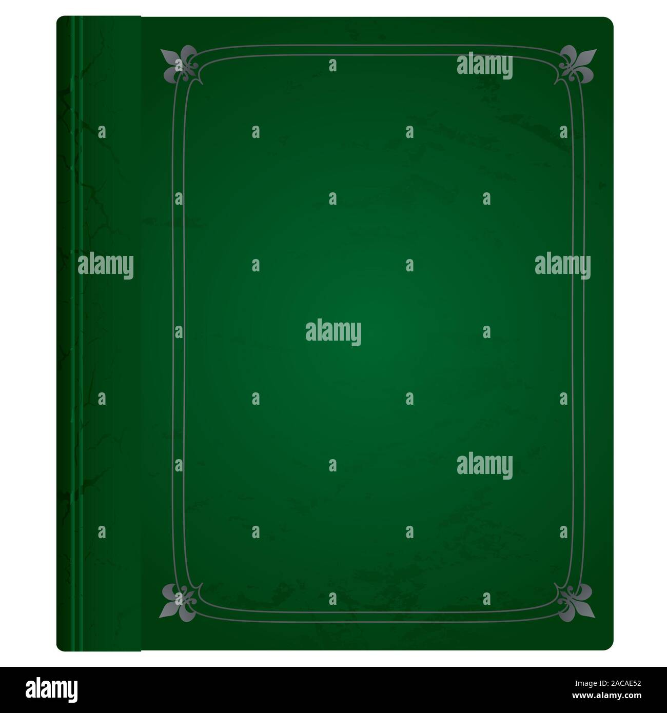 leather book green Stock Photo - Alamy