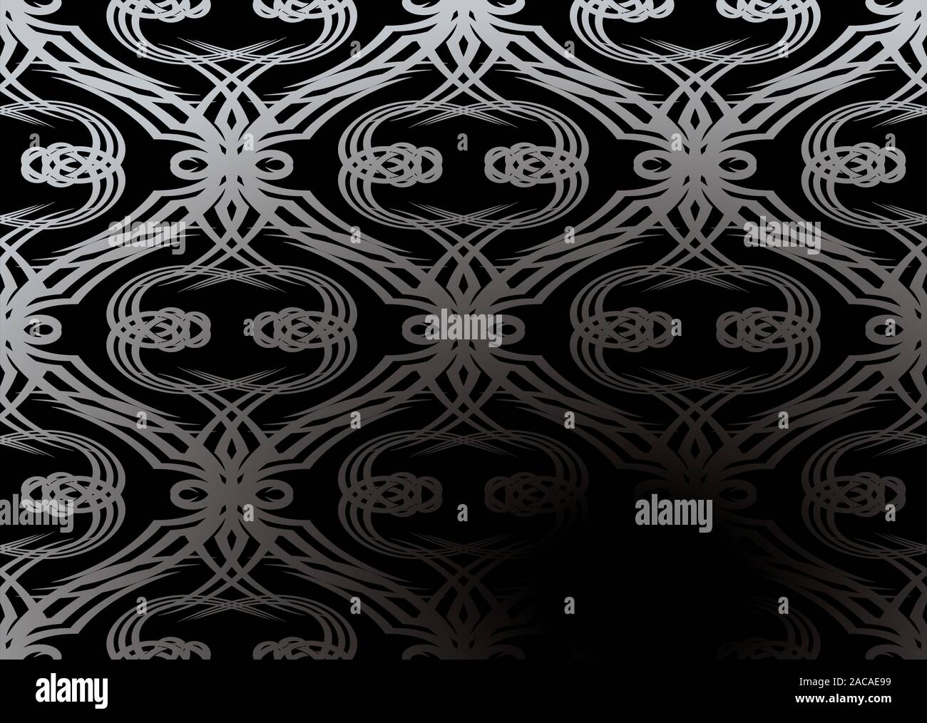 silver tangle wallpaper Stock Photo - Alamy