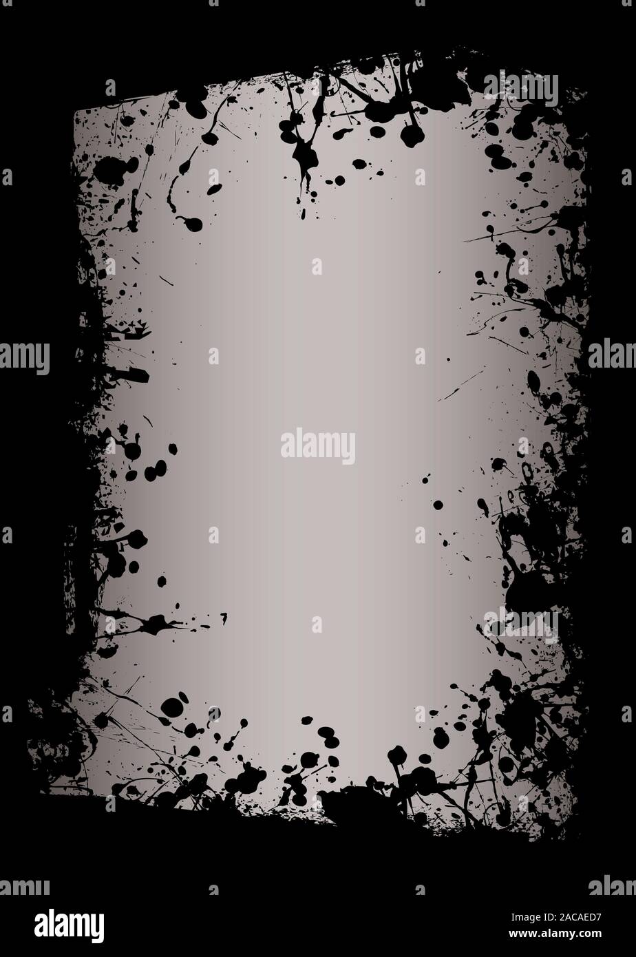 black ink splat border Stock Photo - Alamy