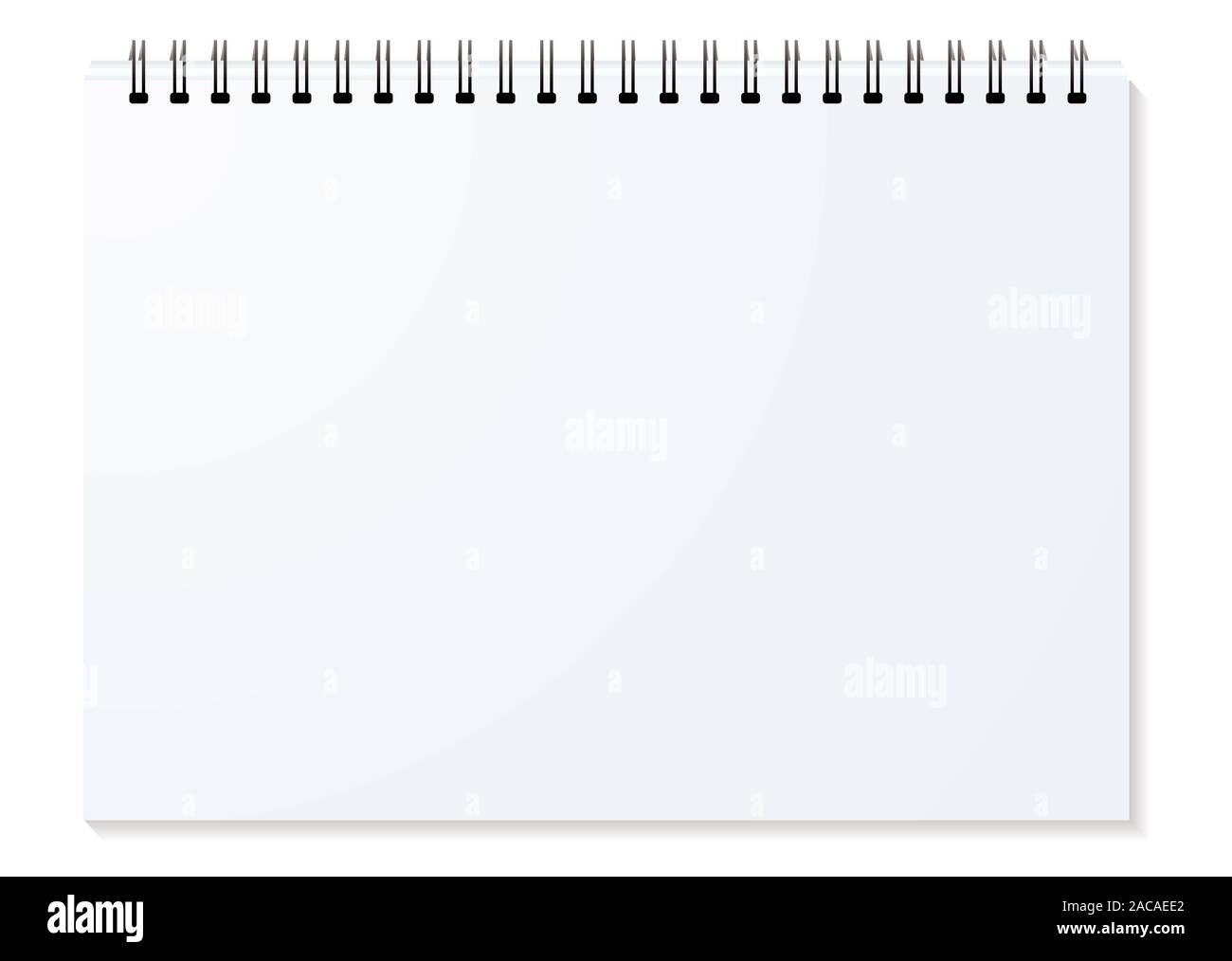 spiral binder landscape Stock Photo - Alamy