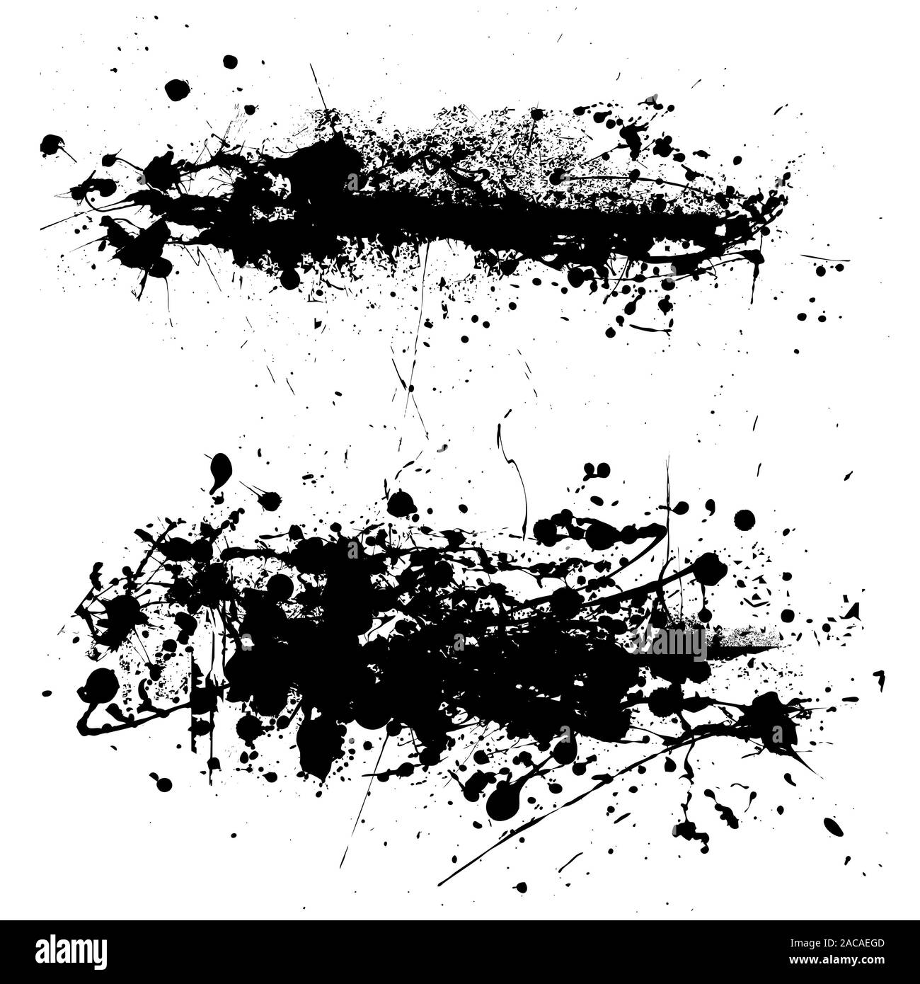 String banner isolated Black and White Stock Photos & Images - Alamy