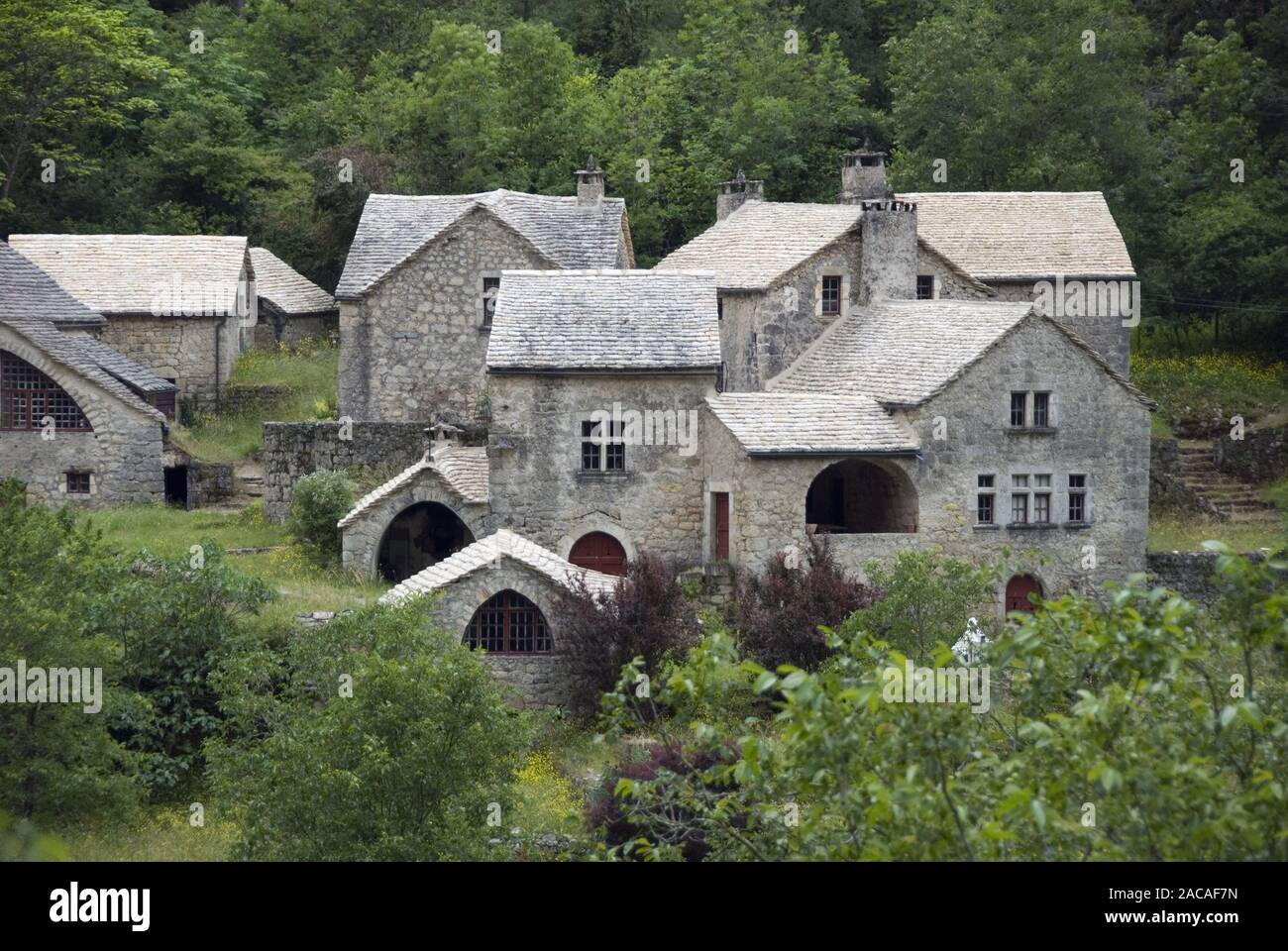 View of the village Stock Photo - Alamy