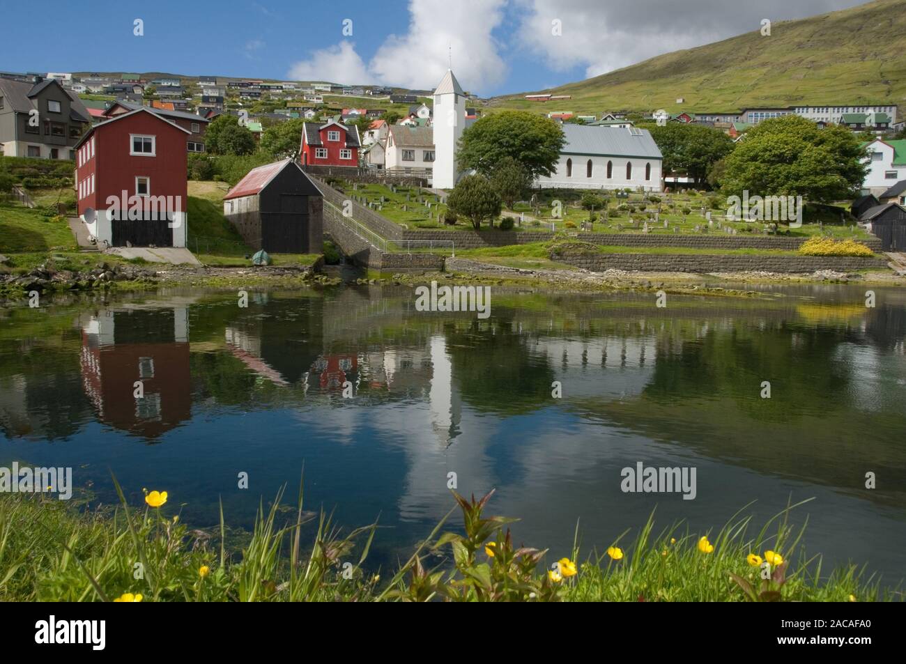 Town view hi-res stock photography and images - Alamy